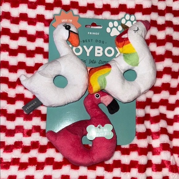 Fringe Studio | Dog | Fringe Studio Rainbow Swan And Pink Flamingo Dog ...